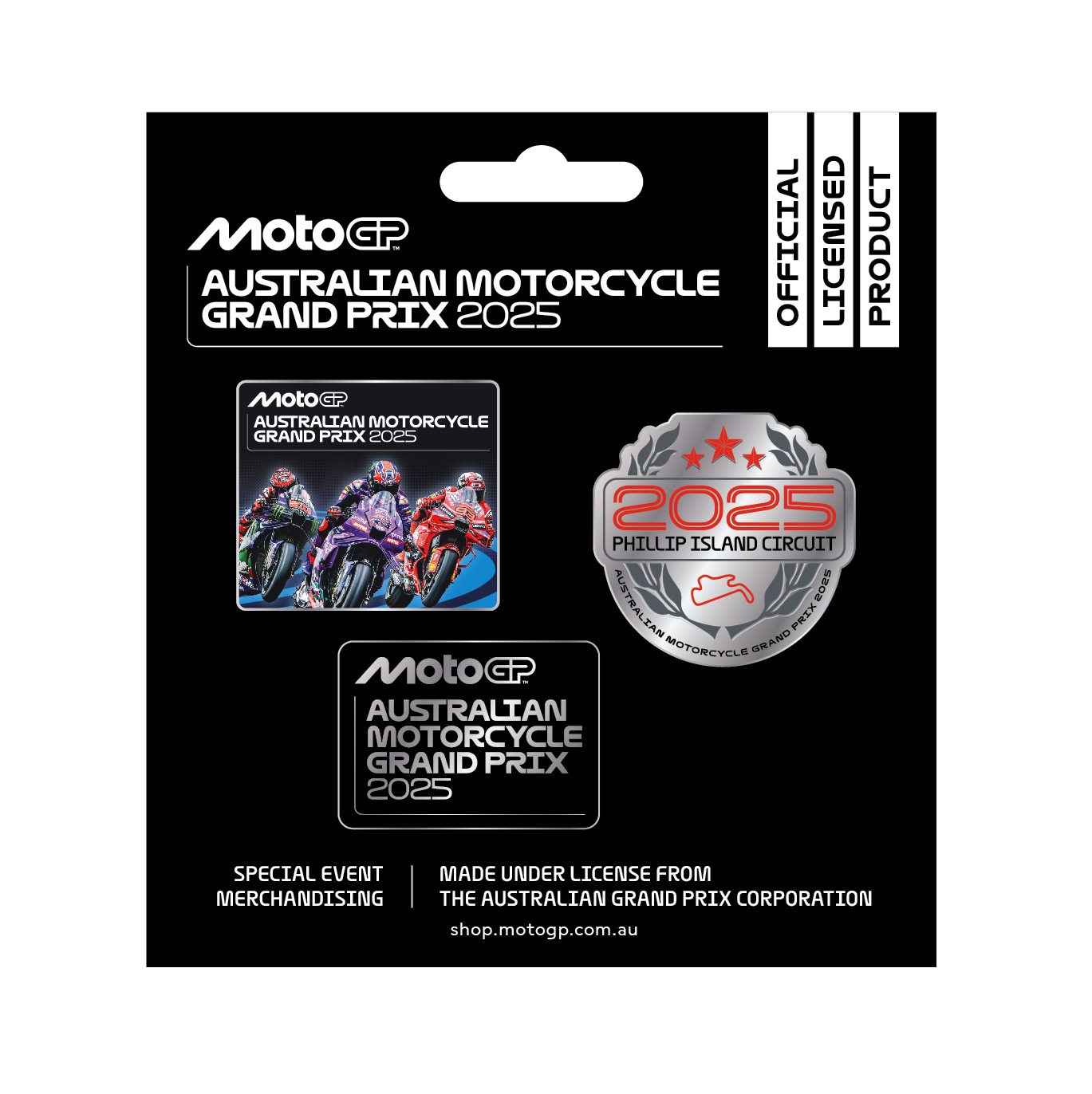 2025 PIN Set of 3 – MotoGP™ Official Online Store